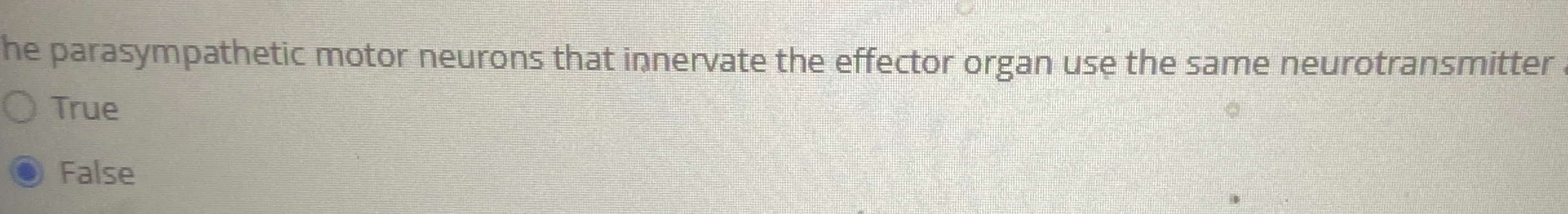 Solved he parasympathetic motor neurons that innervate the | Chegg.com