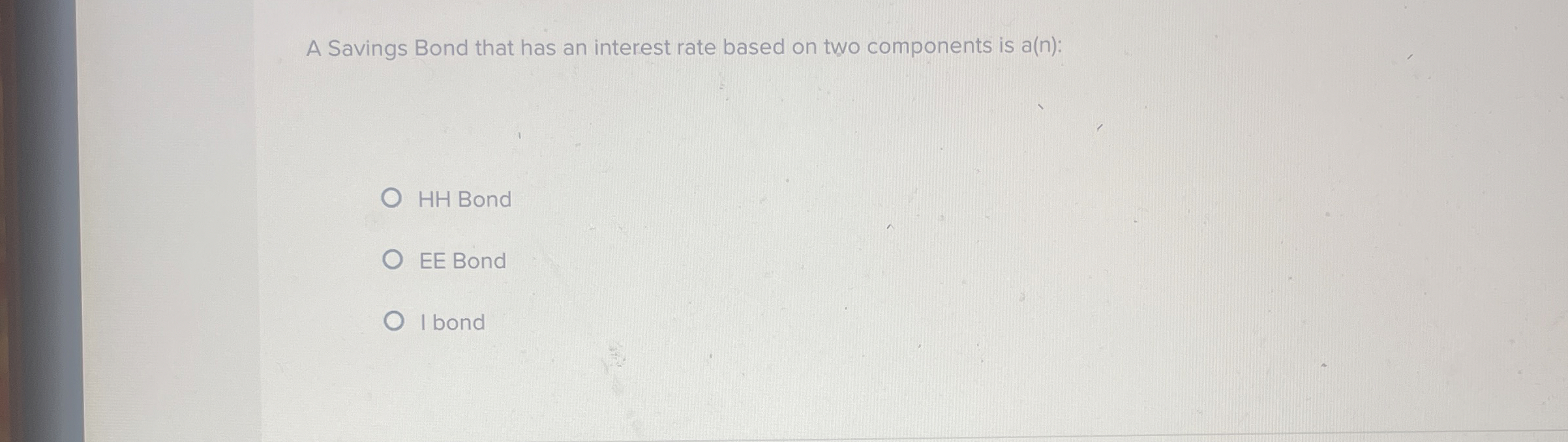 Solved A Savings Bond that has an interest rate based on two | Chegg.com