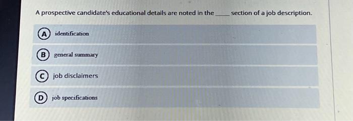 Solved In the context of the job analysis process, reviewing | Chegg.com