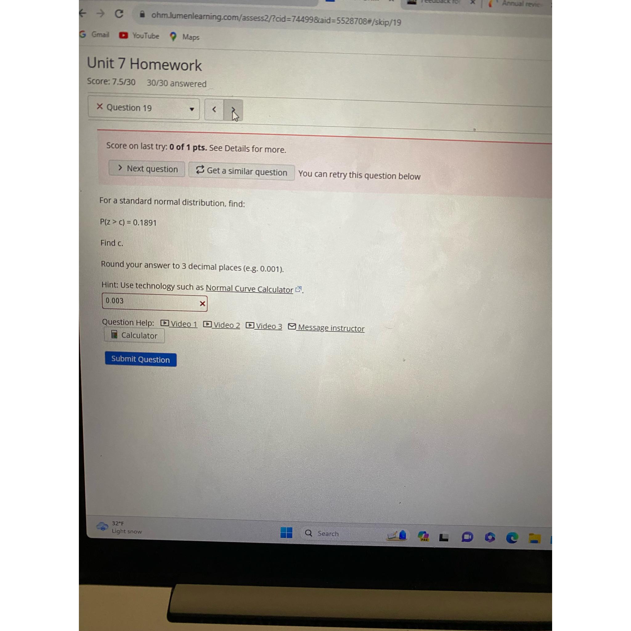 Solved Unit 7 ﻿HomeworkScore: 7.5/30 30/30 ﻿answered× | Chegg.com
