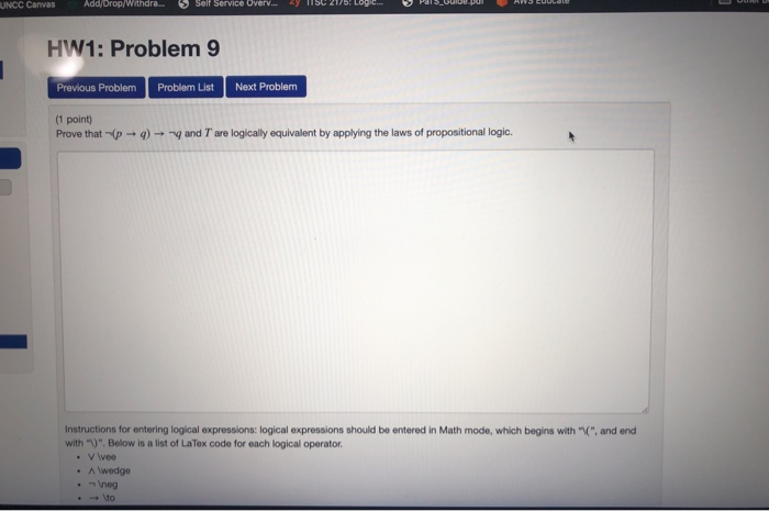 Solved UNCC Canvas ABC Add/Drop/Withdra.. Self Service | Chegg.com