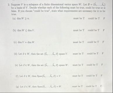 Solved Suppose V ﻿is a subspace of a finite dimensional | Chegg.com