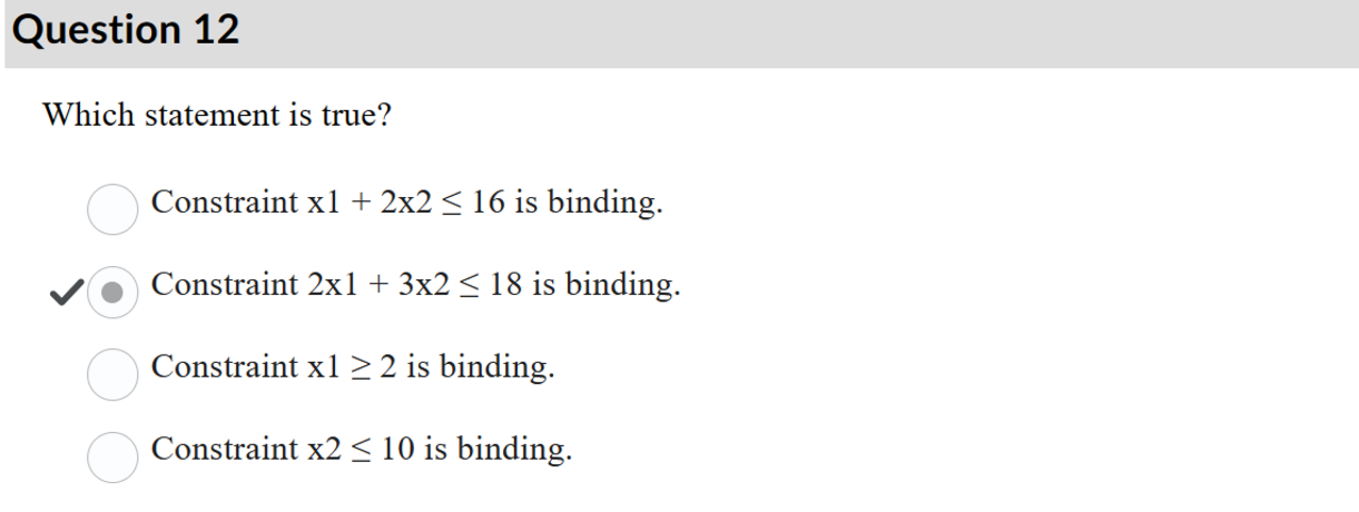 Solved Question 12Which statement is true?Constraint | Chegg.com