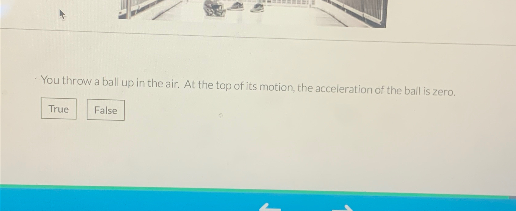 Solved You throw a ball up in the air. At the top of its | Chegg.com