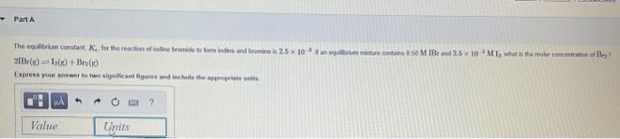 Solved 2IBr(s)÷I3( s)+Br(s) | Chegg.com