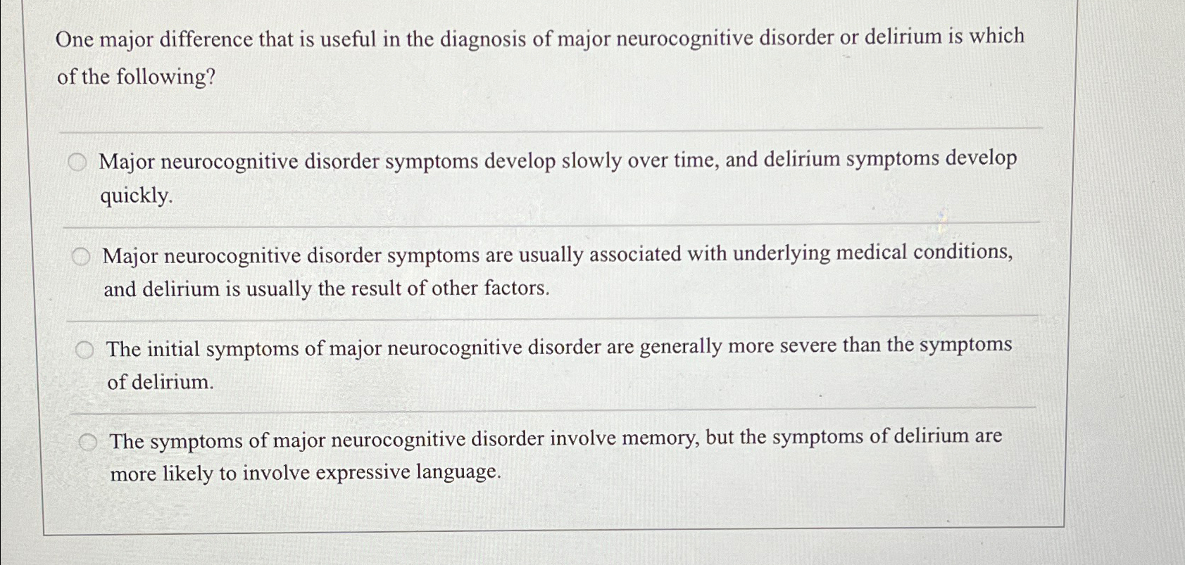 Solved One major difference that is useful in the diagnosis | Chegg.com
