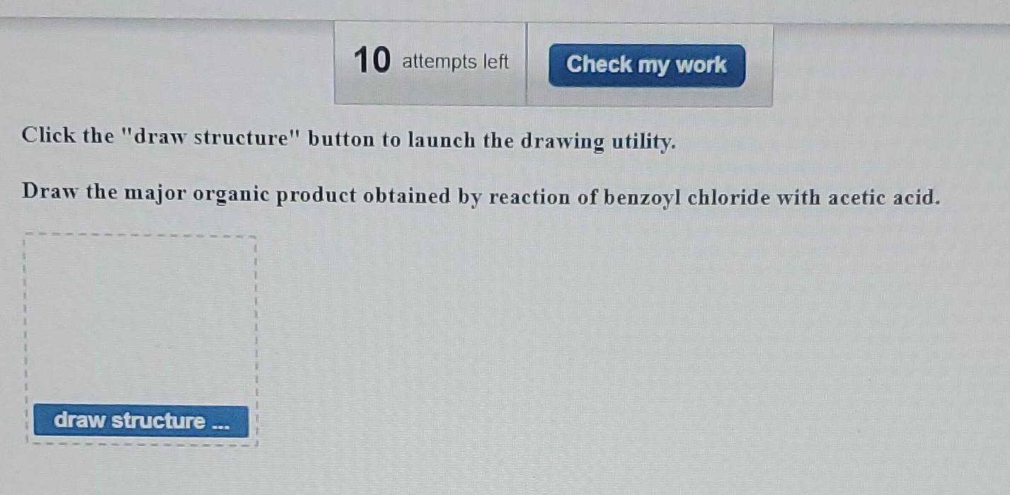 Solved Click the "draw structure" button to launch the | Chegg.com