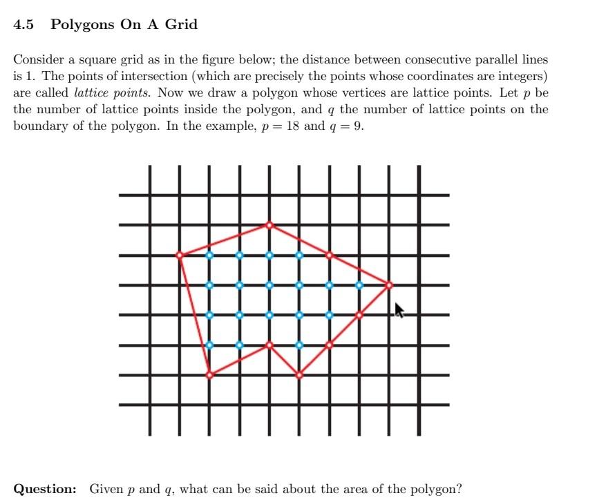Solved Consider a square grid as in the figure below; the | Chegg.com