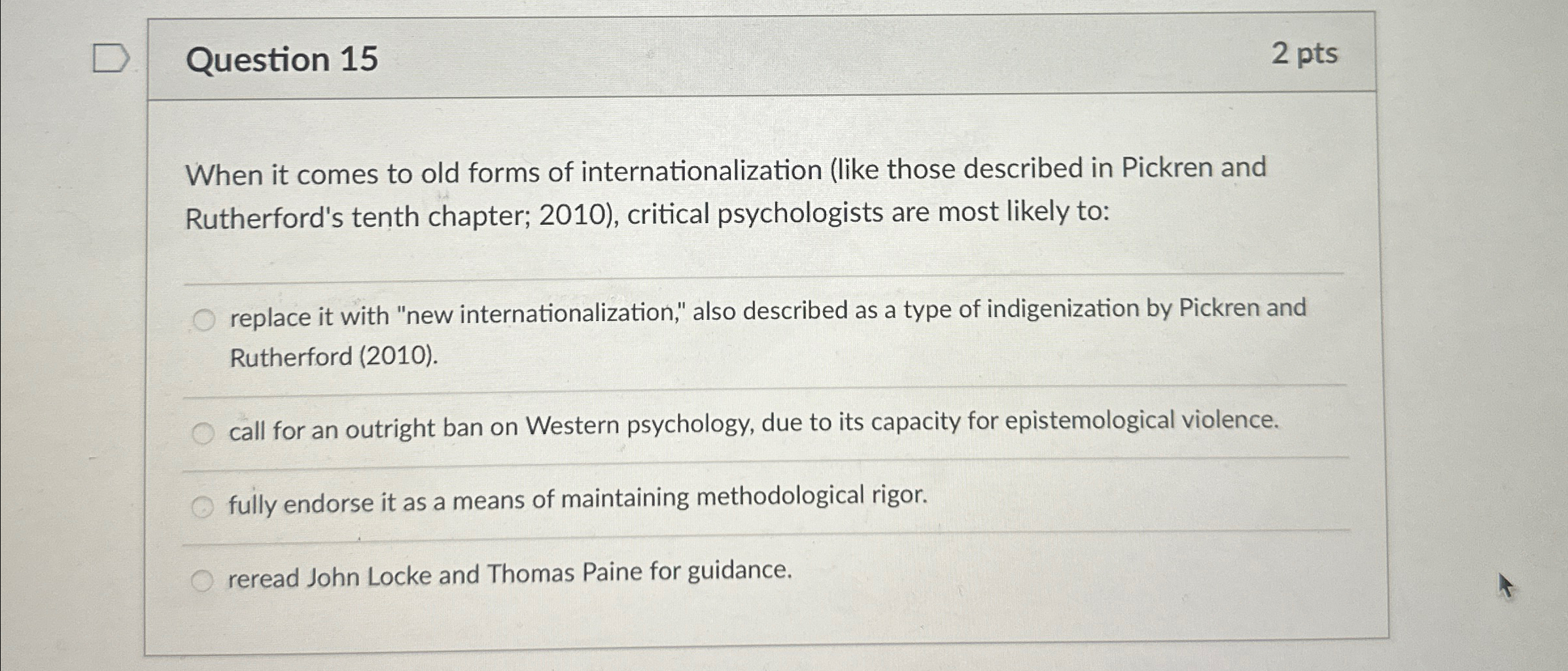 Solved Question 152 ﻿ptsWhen it comes to old forms of | Chegg.com