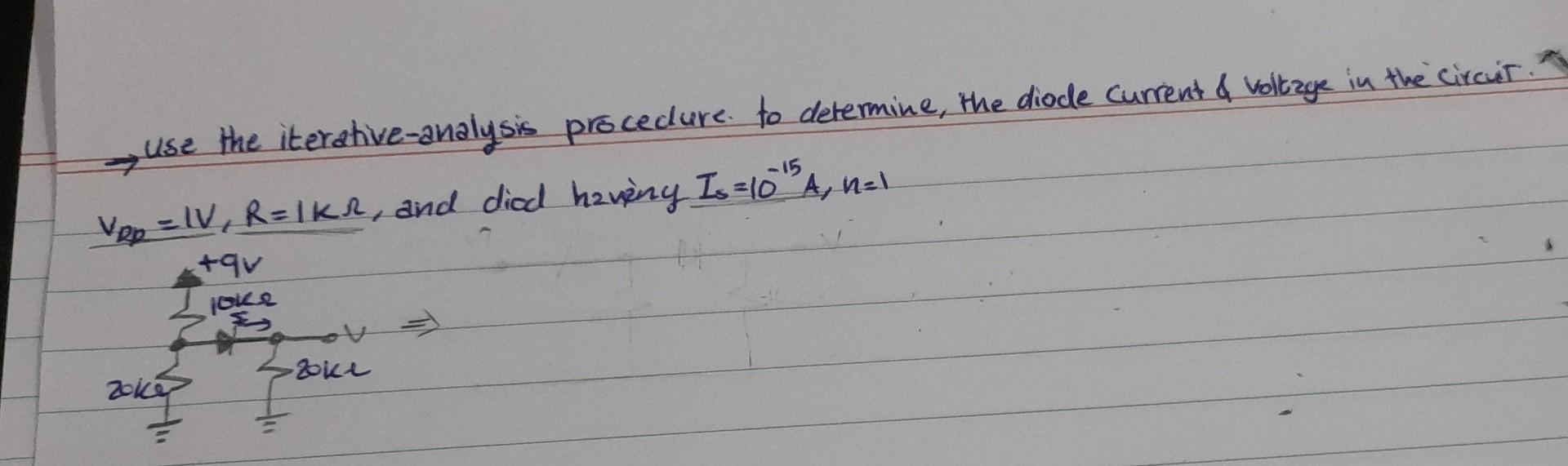 Solved ⇒ Use The Iterative Analysis Proceclure To Determine 
