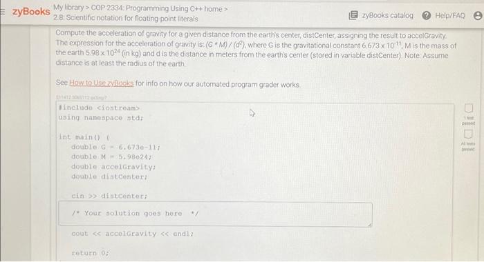 Solved Hi! I am taking C++ and I am confused on how to solve | Chegg.com