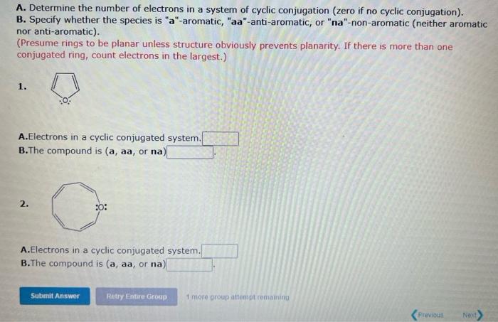 Solved A. Determine the number of electrons in a system of | Chegg.com