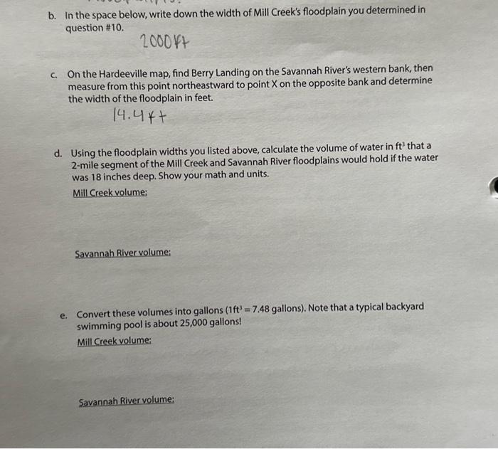 Solved b. In the space below, write down the width of Mill | Chegg.com