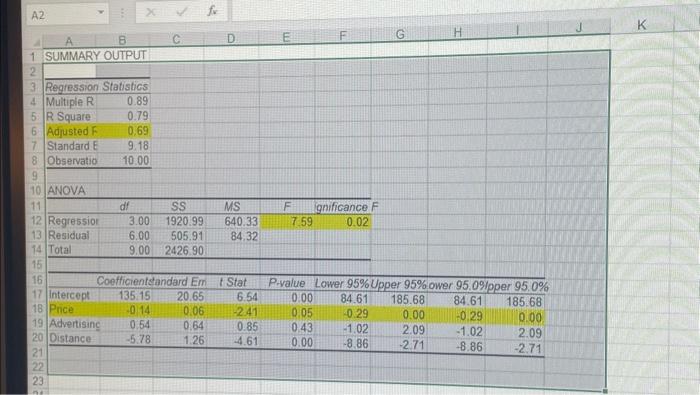 Solved using excel compute and describe the steps taken to | Chegg.com