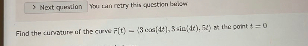 Solved Find the curvature of the curve | Chegg.com