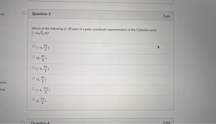 Solved Consider the curve given by the parameterization | Chegg.com