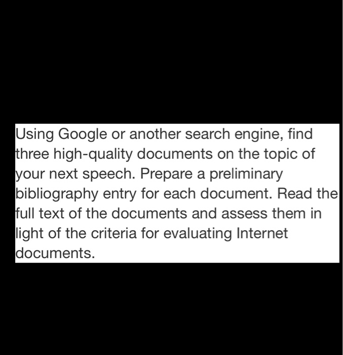 Using Google or another search engine, find three | Chegg.com