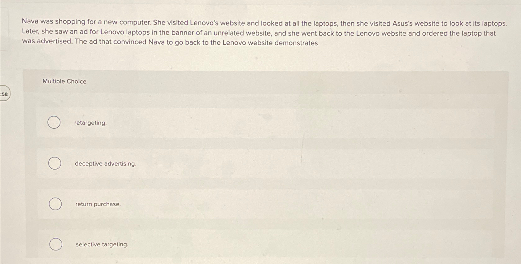 Solved Nava was shopping for a new computer. She visited | Chegg.com