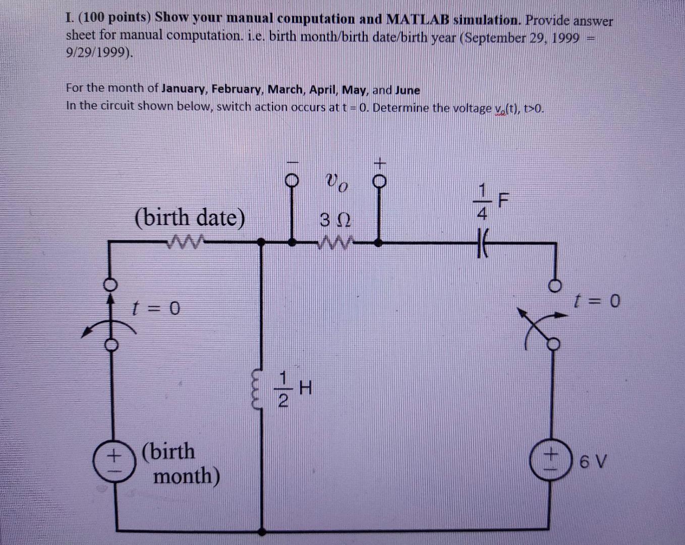 Solved I. (100 points) Show your manual computation and | Chegg.com