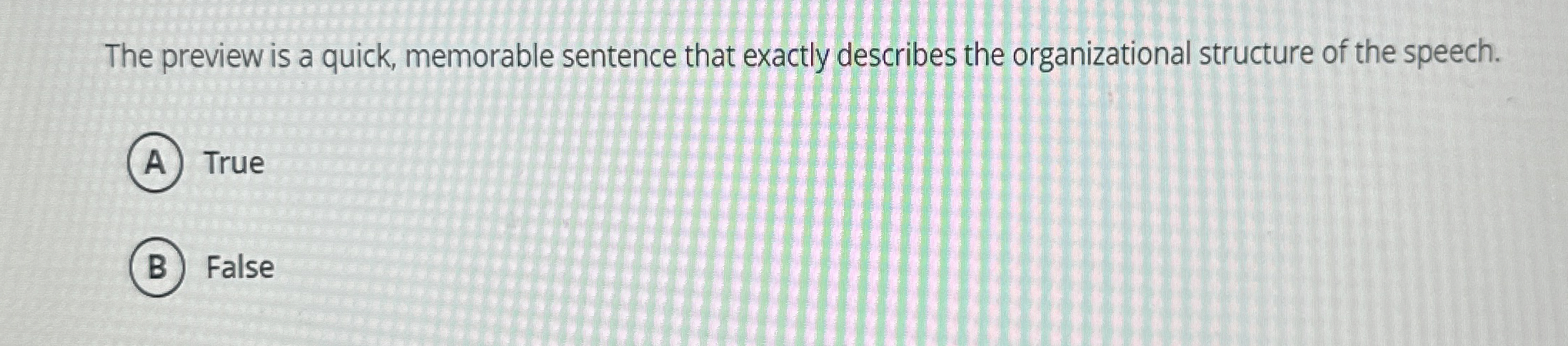 Solved The preview is a quick, memorable sentence that | Chegg.com