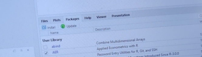 Solved Files Plots Packagesol instalNameUser LibraryabindO | Chegg.com