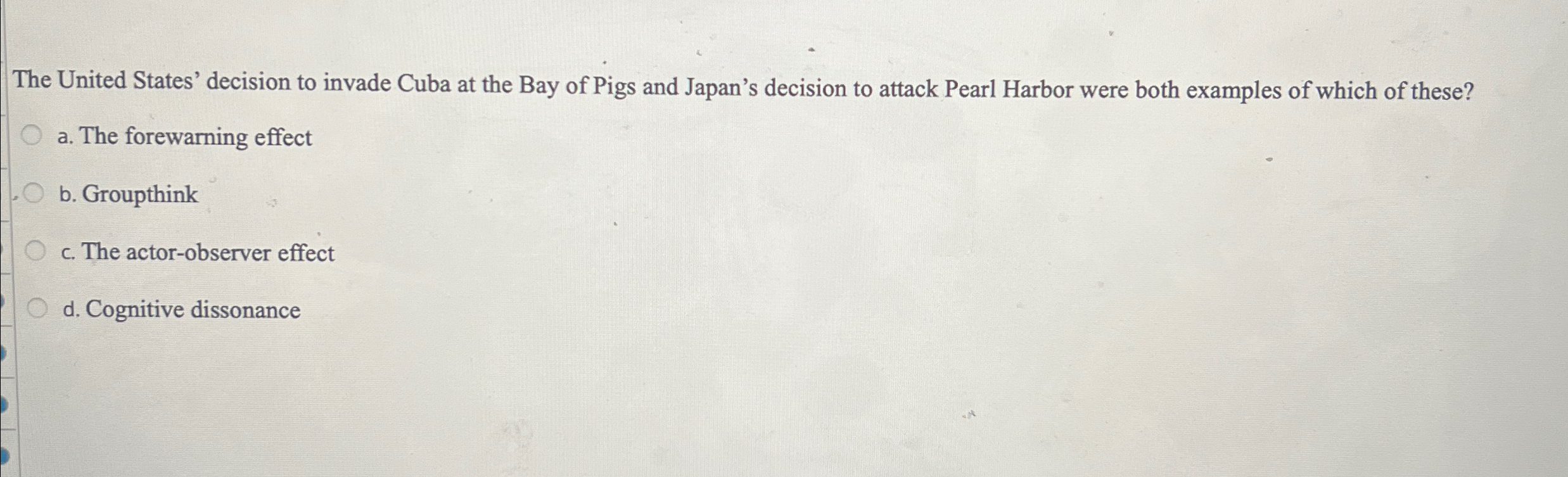 Solved The United States' decision to invade Cuba at the Bay | Chegg.com