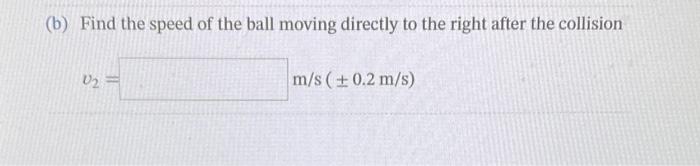 Solved A ball with an initial speed of v0=10.4 m/s collides | Chegg.com