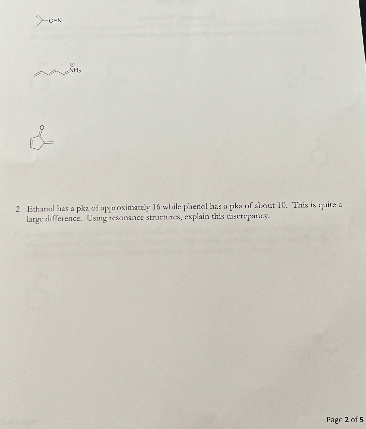 Provide all significant resonance structures for | Chegg.com