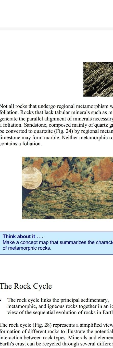 Solved Not all rocks that undergo regional metamorphism w- | Chegg.com