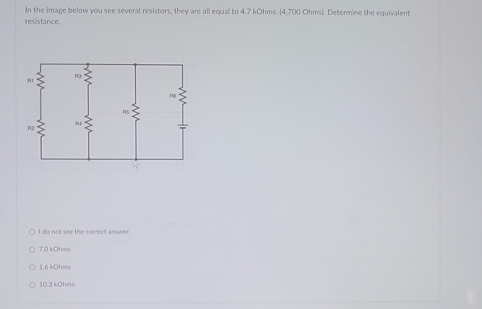 Solved In the image below you see several resistors, they | Chegg.com