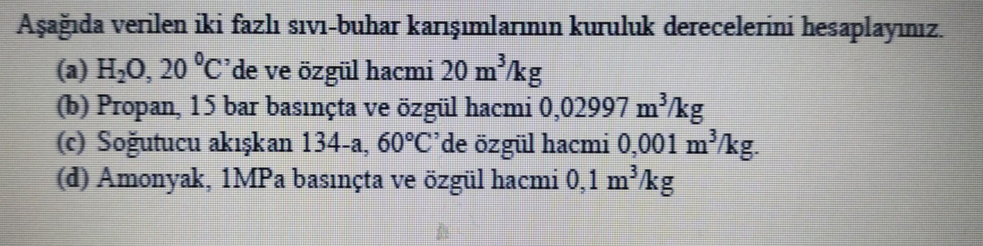 Solved Calculate the degree of dryness of the two-phase | Chegg.com