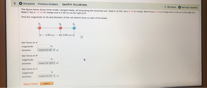 Solved 3. 3/6 points Previous Answers SerCP11 15.2.OP.010. 3 | Chegg.com Solved 3. 3/6 points Previous Answers SerCP11 15.2.OP.010. 3 | Chegg.com