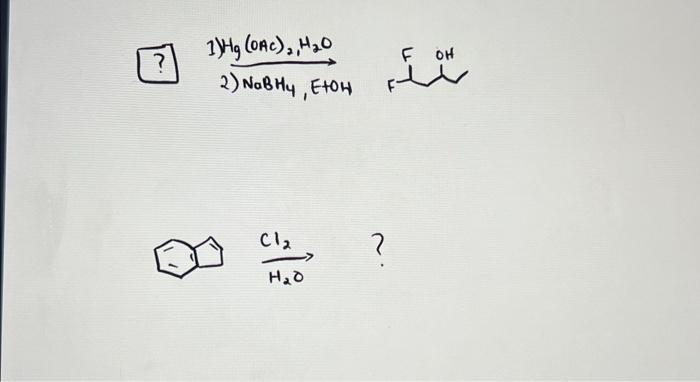 Solved 1) Hg(OAC)2,H2O | Chegg.com