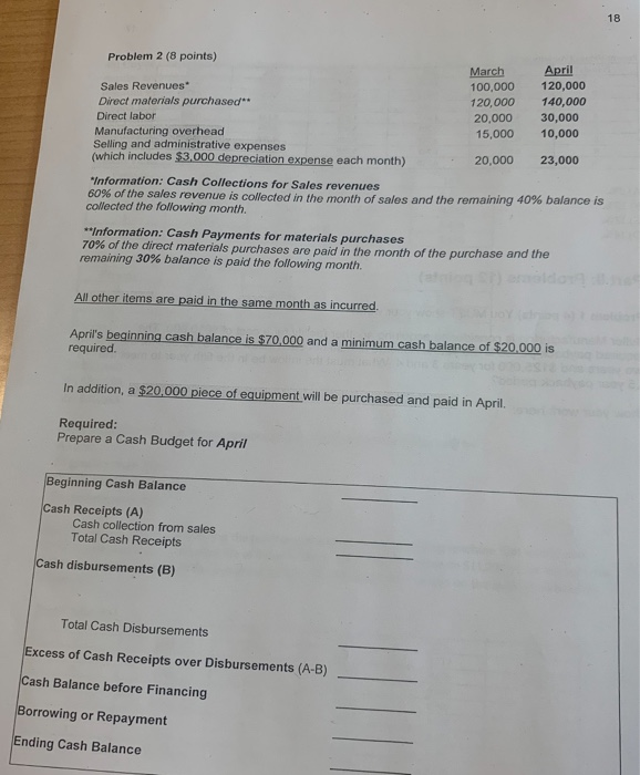 Solved Part II: Problems (12 points) Problem 1 (4 points) | Chegg.com