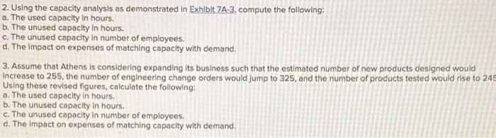 Solved Problem 7A-5 (Algo) Time-Driven Activity-Based | Chegg.com