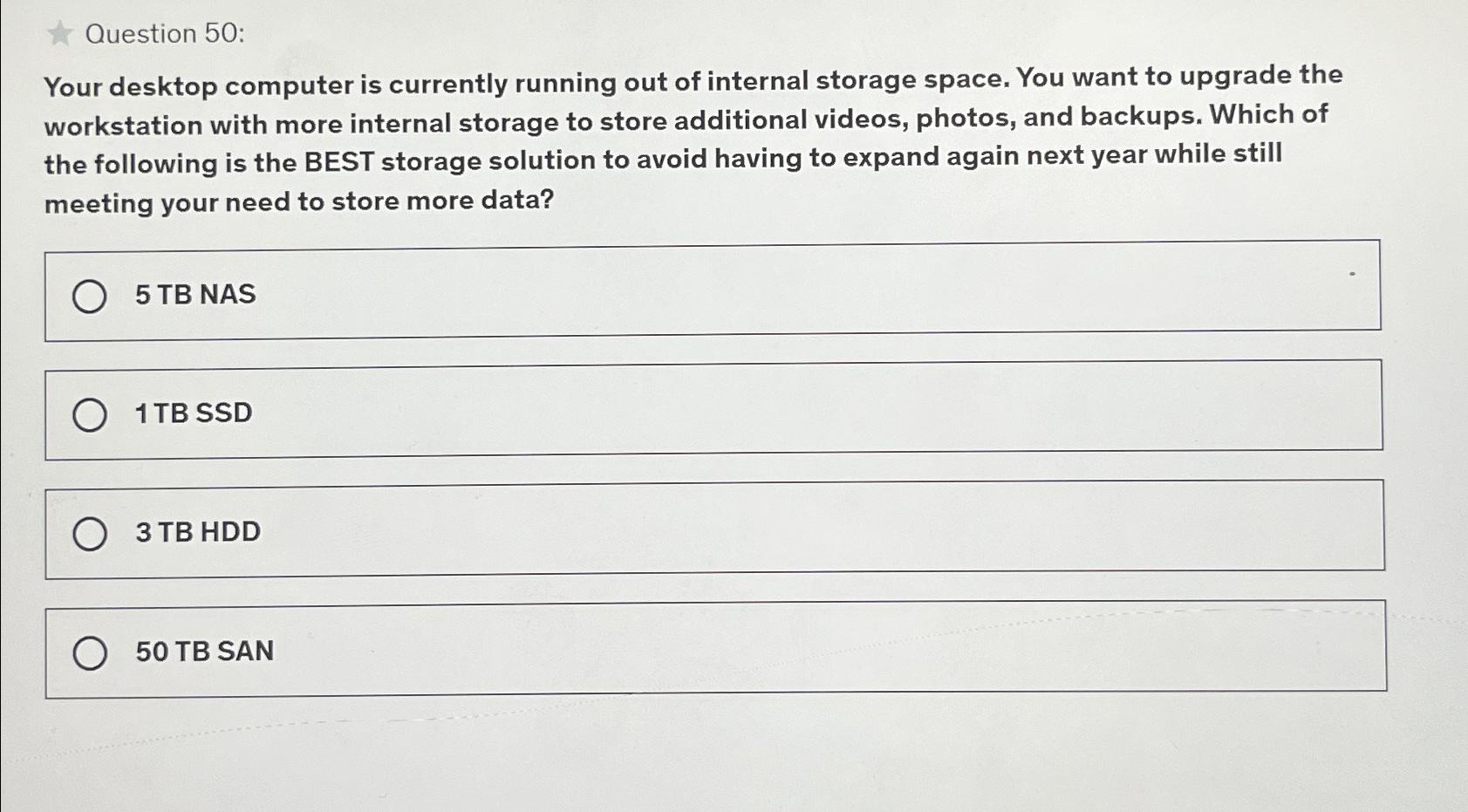Solved Question 50:Your desktop computer is currently | Chegg.com