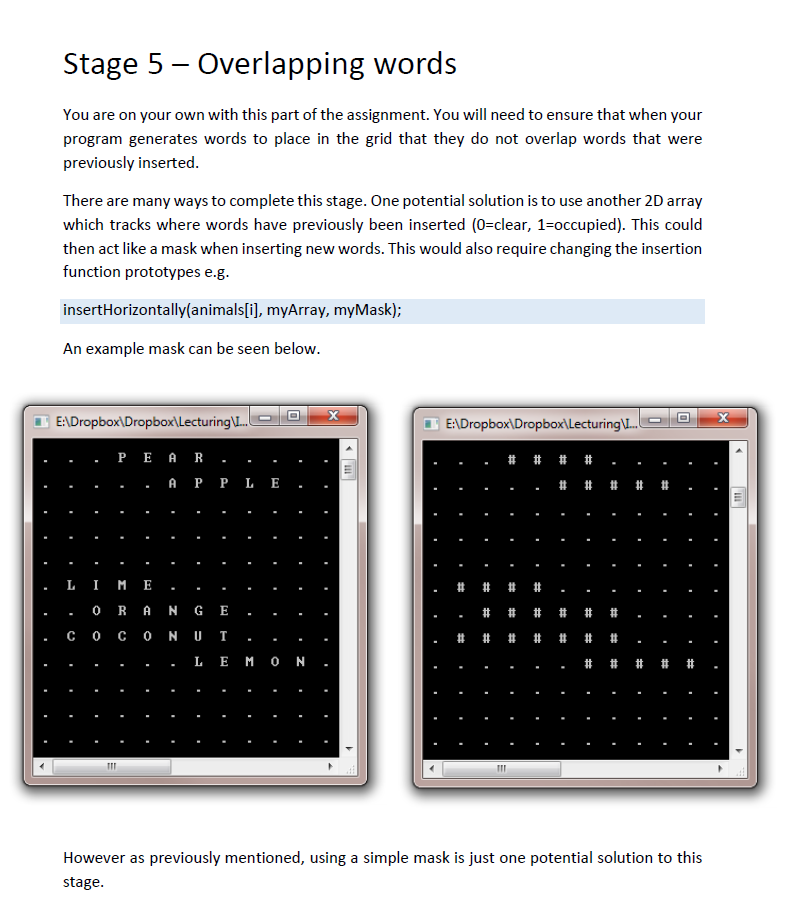 Introduction A Word Search Puzzle consists of a grid | Chegg.com