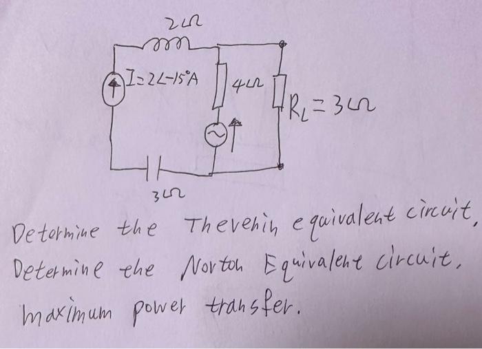 Solved Determine the Thevehin equivalent circuit, Determine | Chegg.com