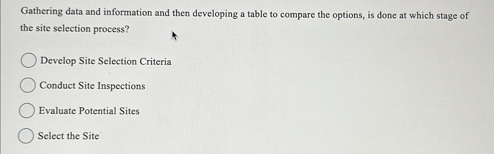 Solved Gathering data and information and then developing a | Chegg.com