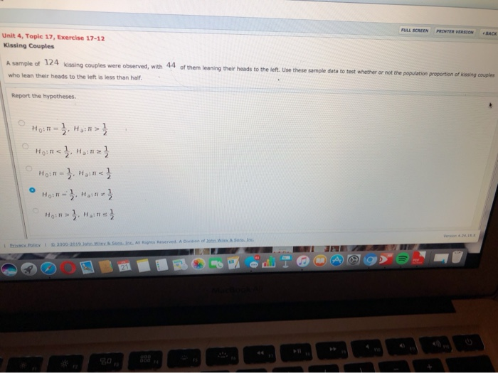 Solved FULL SCREEN PRINTER VERSION BACK Unit 4, Topic 17, | Chegg.com