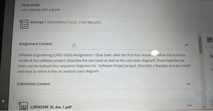 Continue the business model of your project "Finding | Chegg.com
