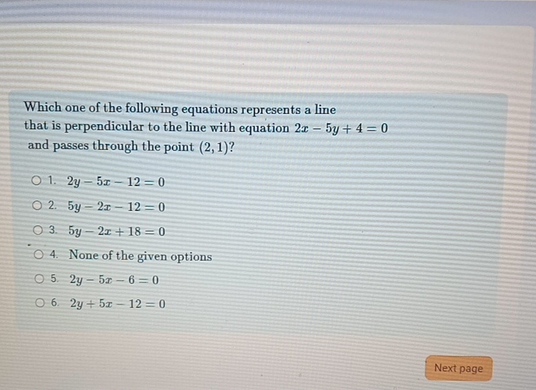 Solved Which One Of The Following Equations Represents A