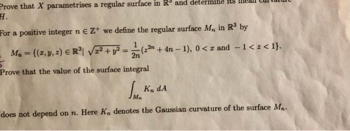 H. 7or a positive integer n∈Z+we define the regular | Chegg.com