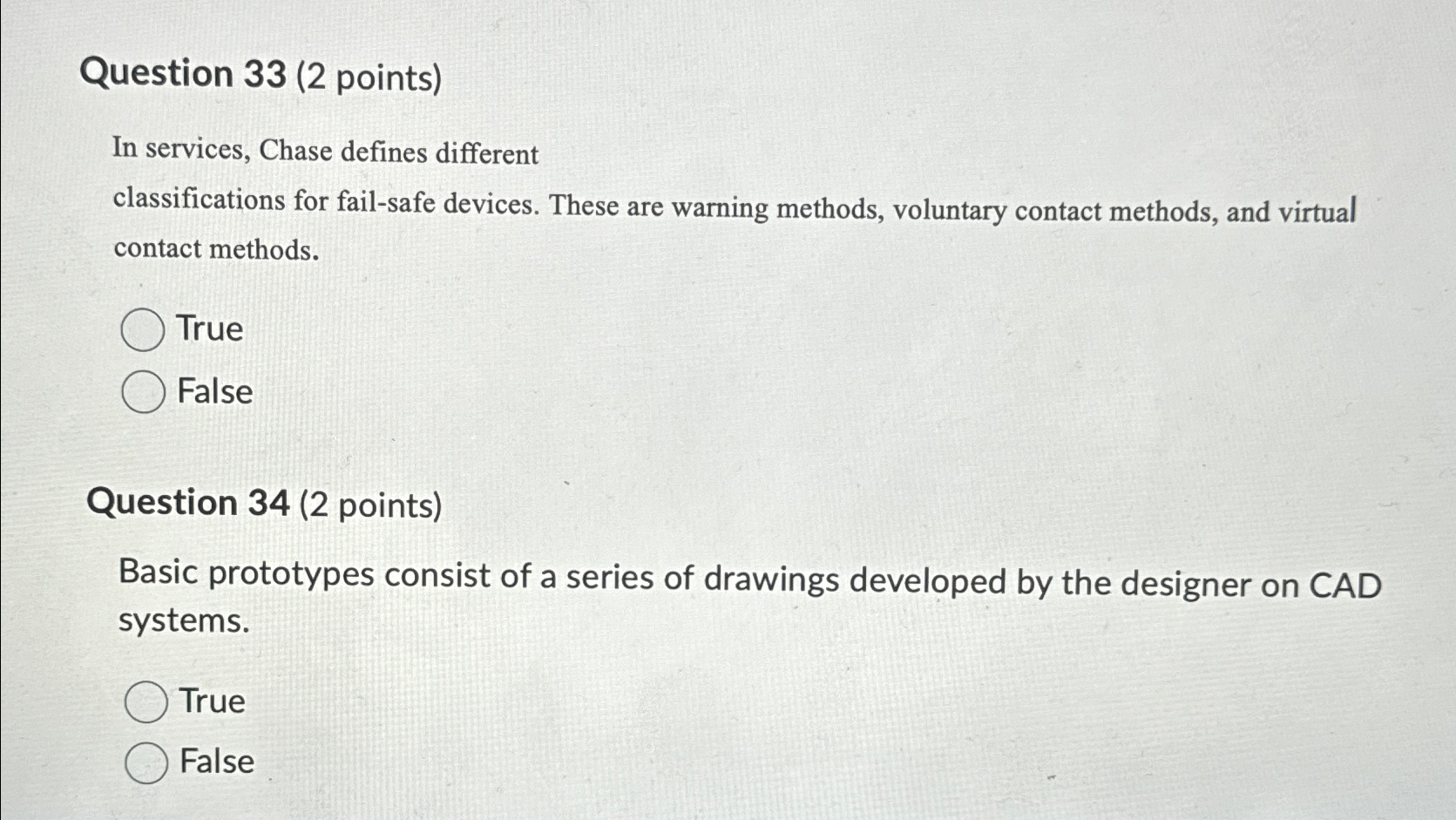 Solved Question 33 (2 ﻿points)In services, Chase defines | Chegg.com