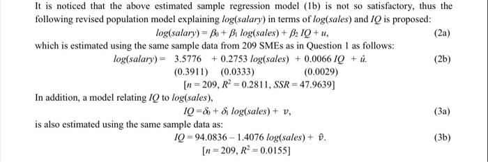 Solved Question 3 (30 marks) To better examine and explain | Chegg.com