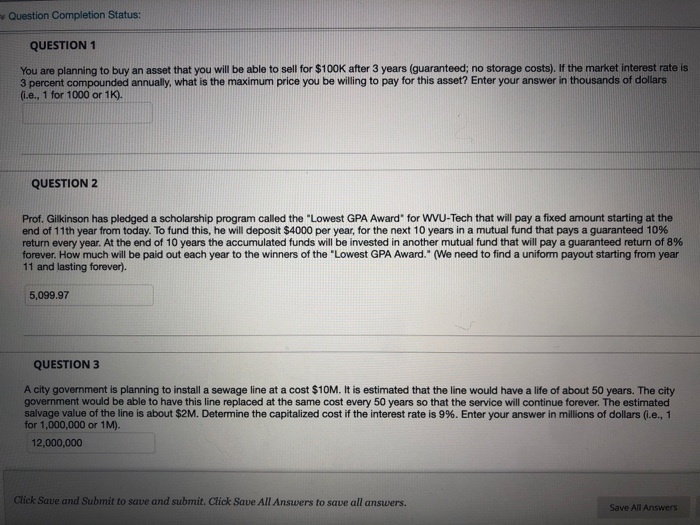 Solved Question Completion Status: QUESTION 1 You are | Chegg.com