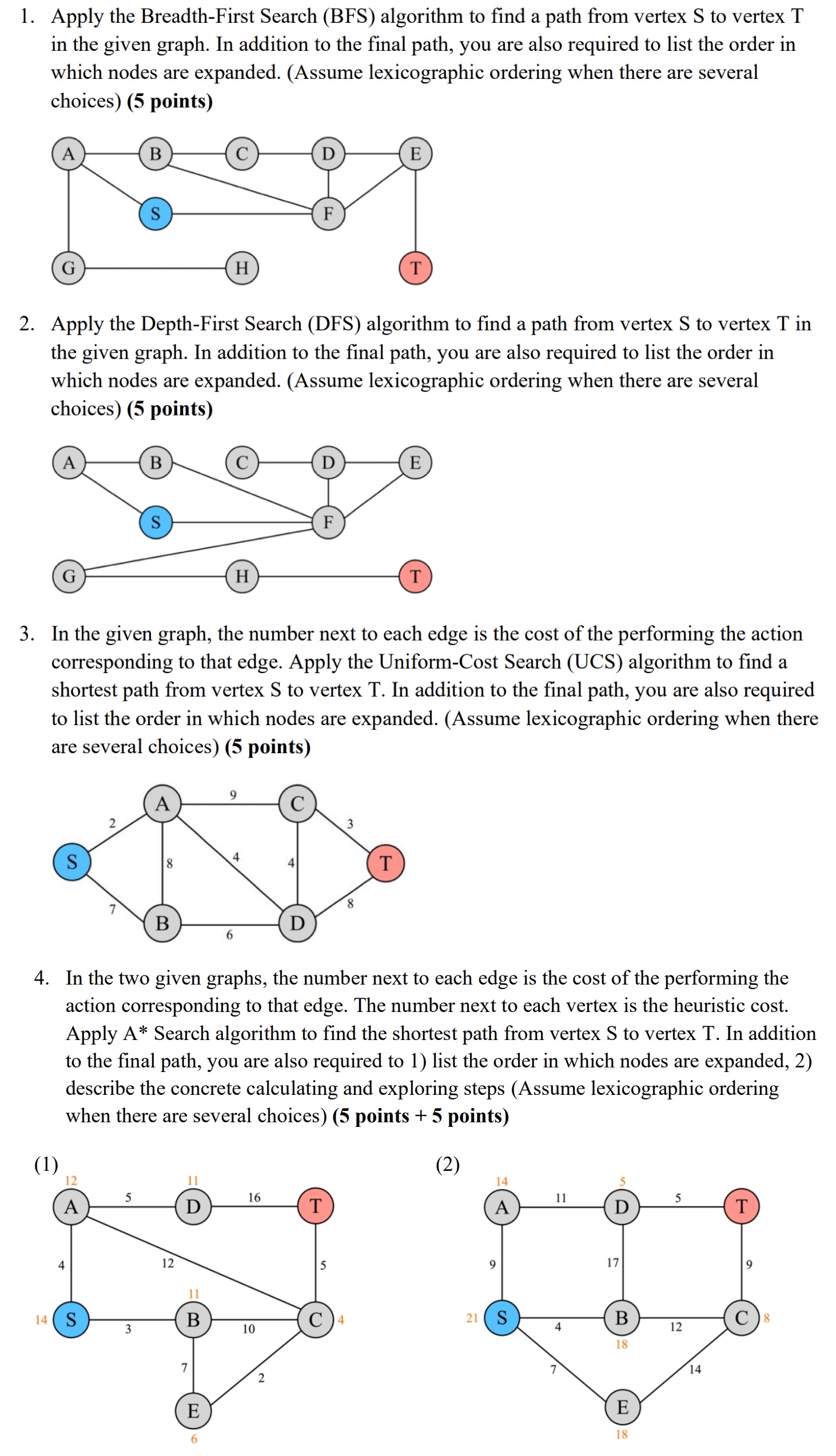 Solved Apply the Breadth-First Search (BFS) ﻿algorithm to | Chegg.com