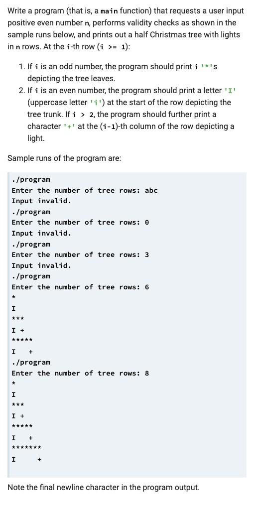 Solved Write a program (that is, a main function) that | Chegg.com