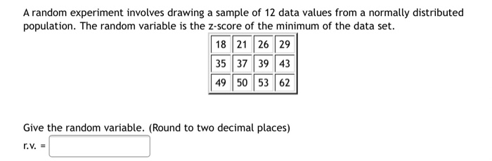 Solved A random experiment involves drawing a sample of 12 | Chegg.com