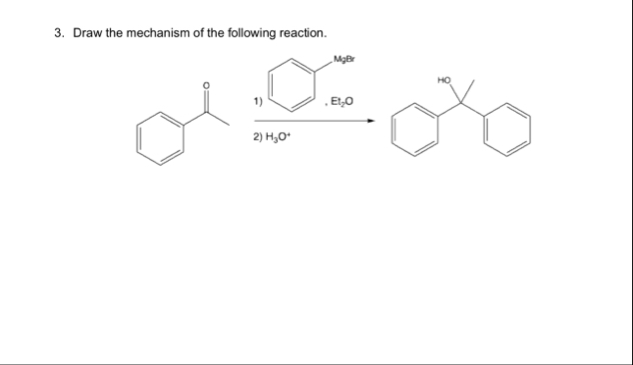 Solved Draw the mechanism of the following reaction.H3O | Chegg.com